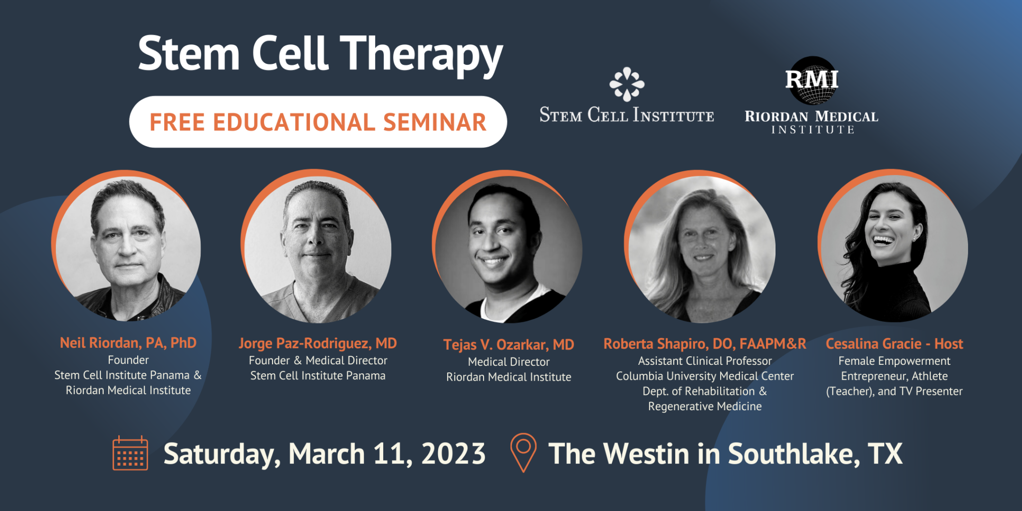 Free Educational Seminar On Stem Cell Therapy: Register Today! - Stem ...